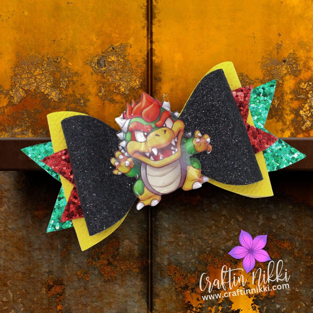 Angry Black King Turtle Plumber From the Mushroom Kingdom in Chunky ...