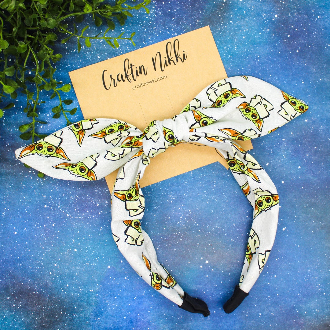 Green Master Alien Galaxy Space Wars Cotton Fabric Tie Knot Bow ...