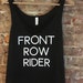 Front Row Rider Tank - Etsy