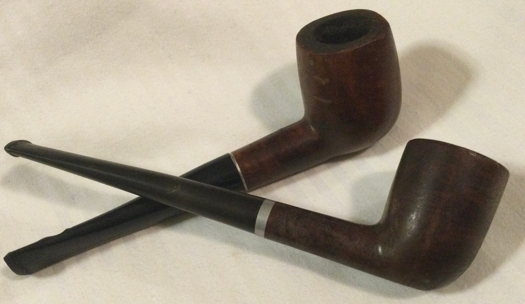 Vintage Tobacco Pipe/carved Wood/briar Wood Straight-stem/smoking ...
