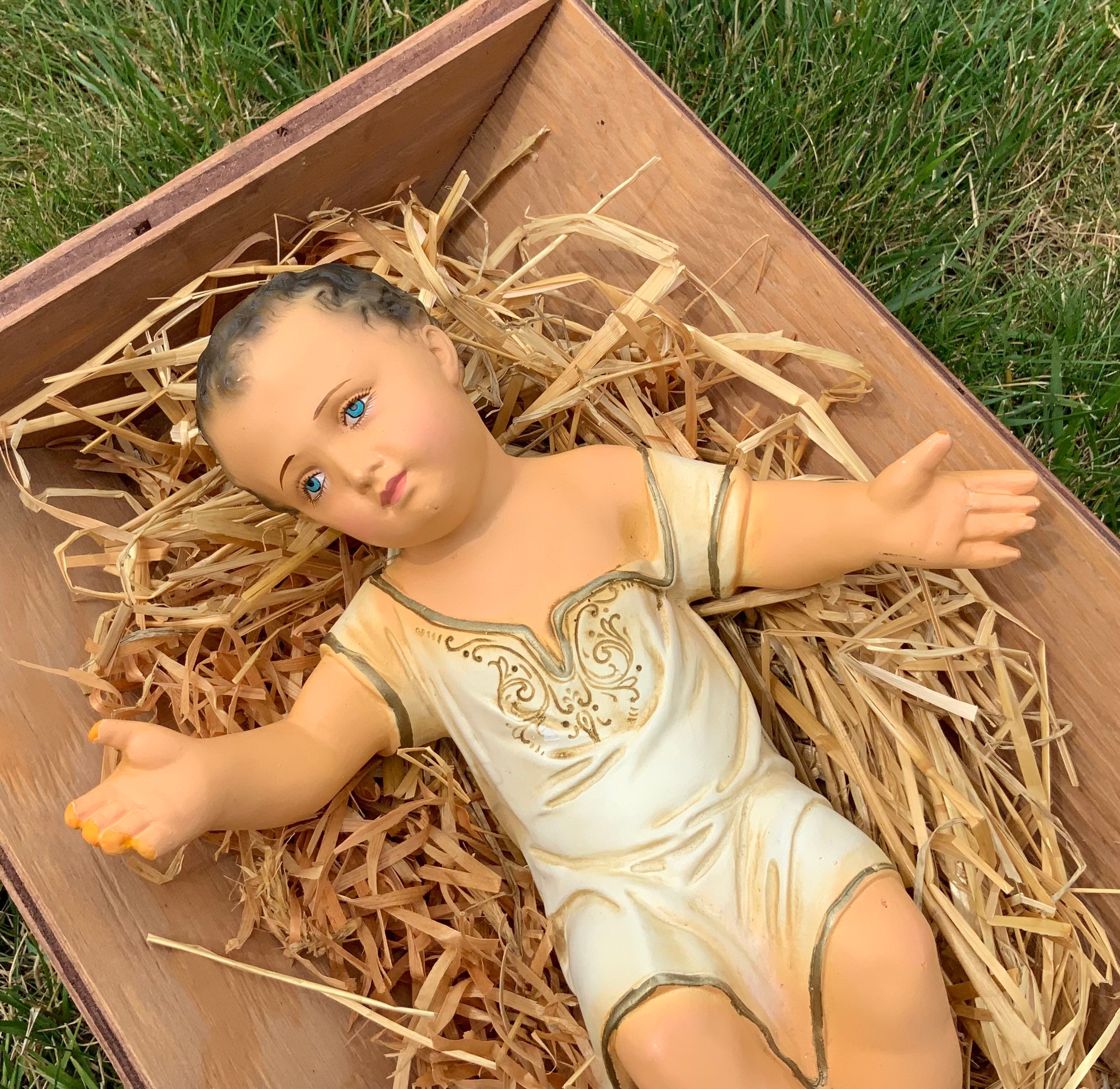 Baby Jesus Manger Crib