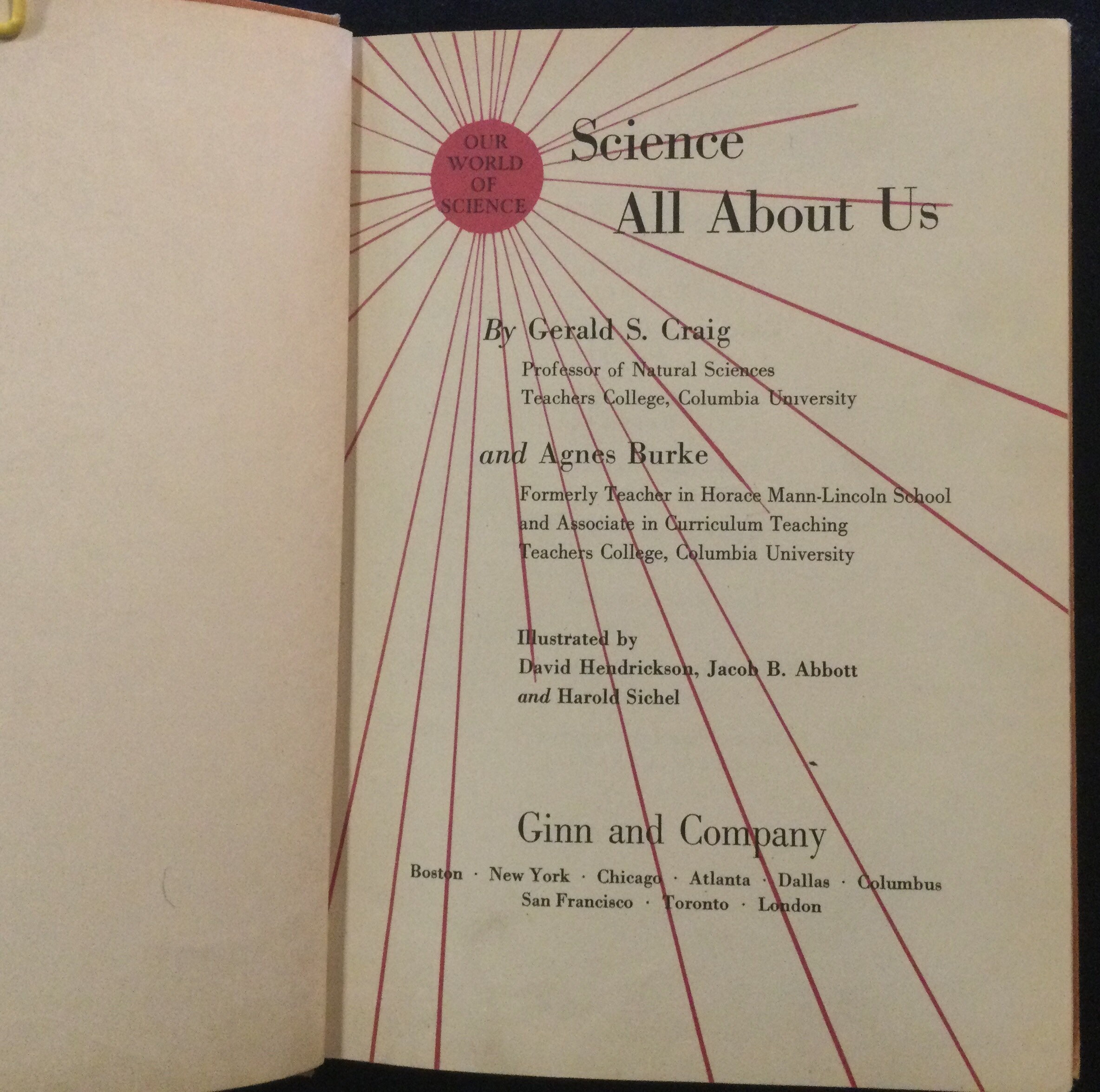 1950s Childrens Book science All About Us by Gerald | Etsy