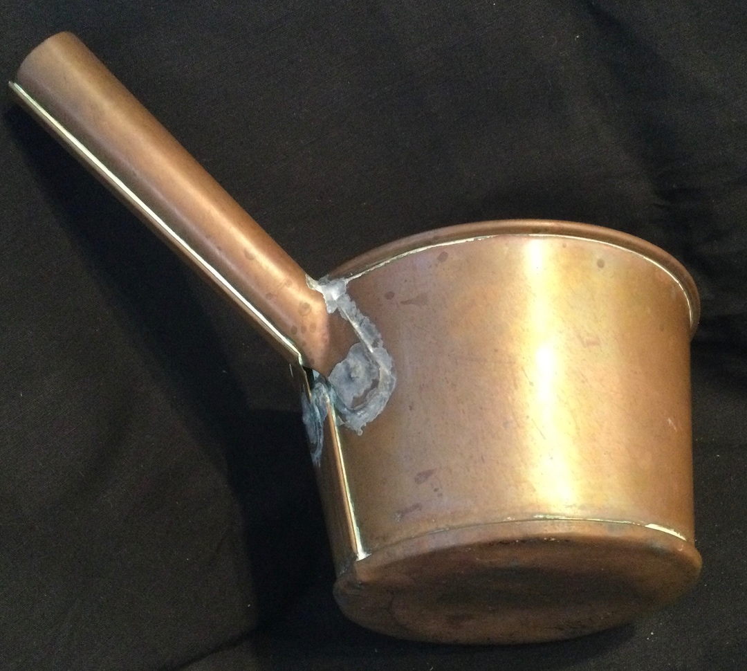 1800s Copper Sugar Pot-sauce Pan/french Patisserie Cookware-copperware ...