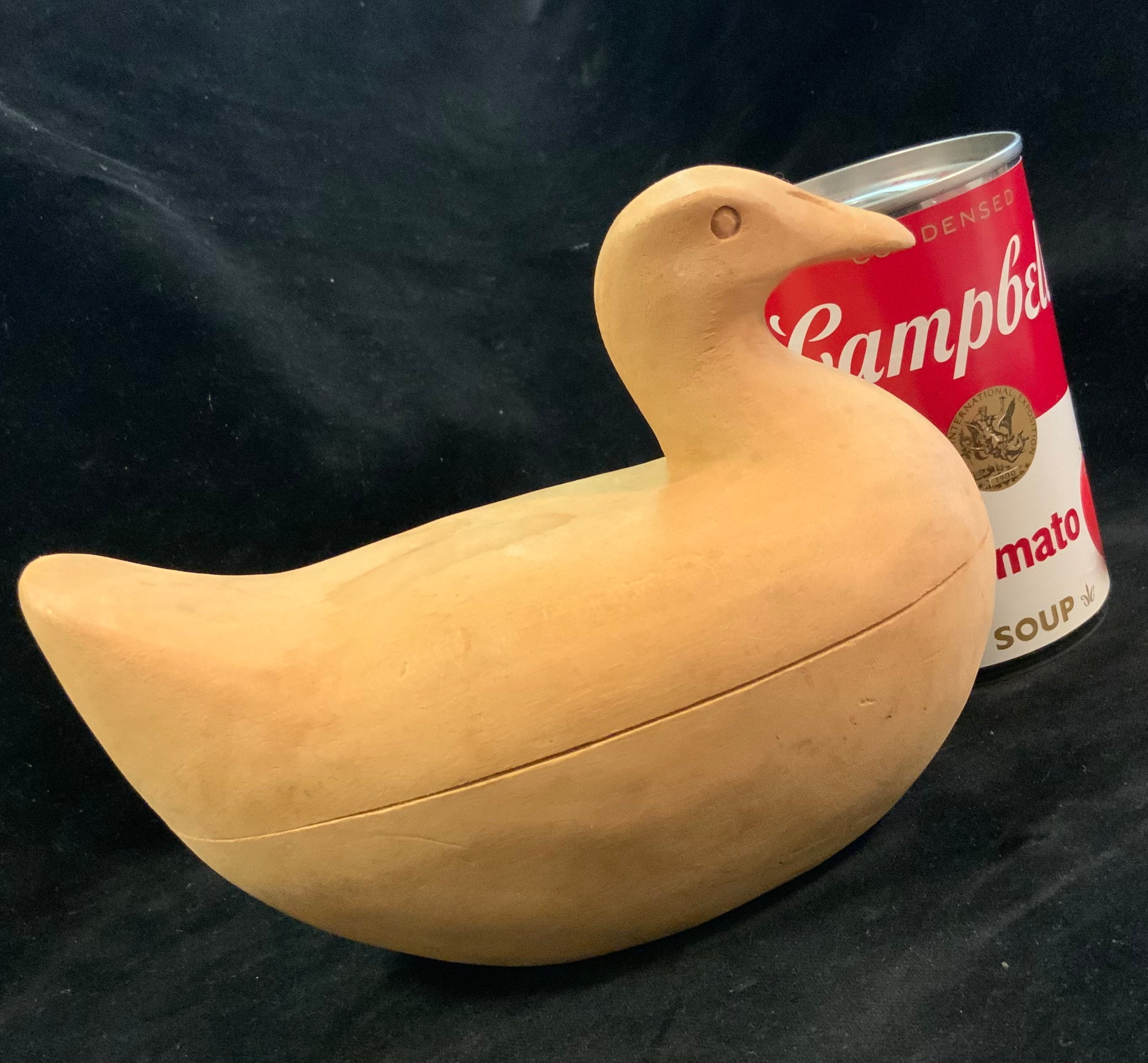 Arthur Court Designs Carved Wood Duck Box/trinket Box - Etsy