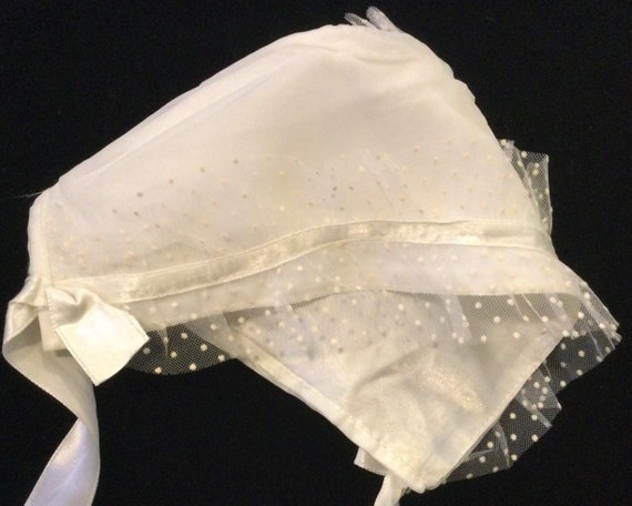 1950s Christening Baptism Jacket & Bonnet/Religious/W… - Gem