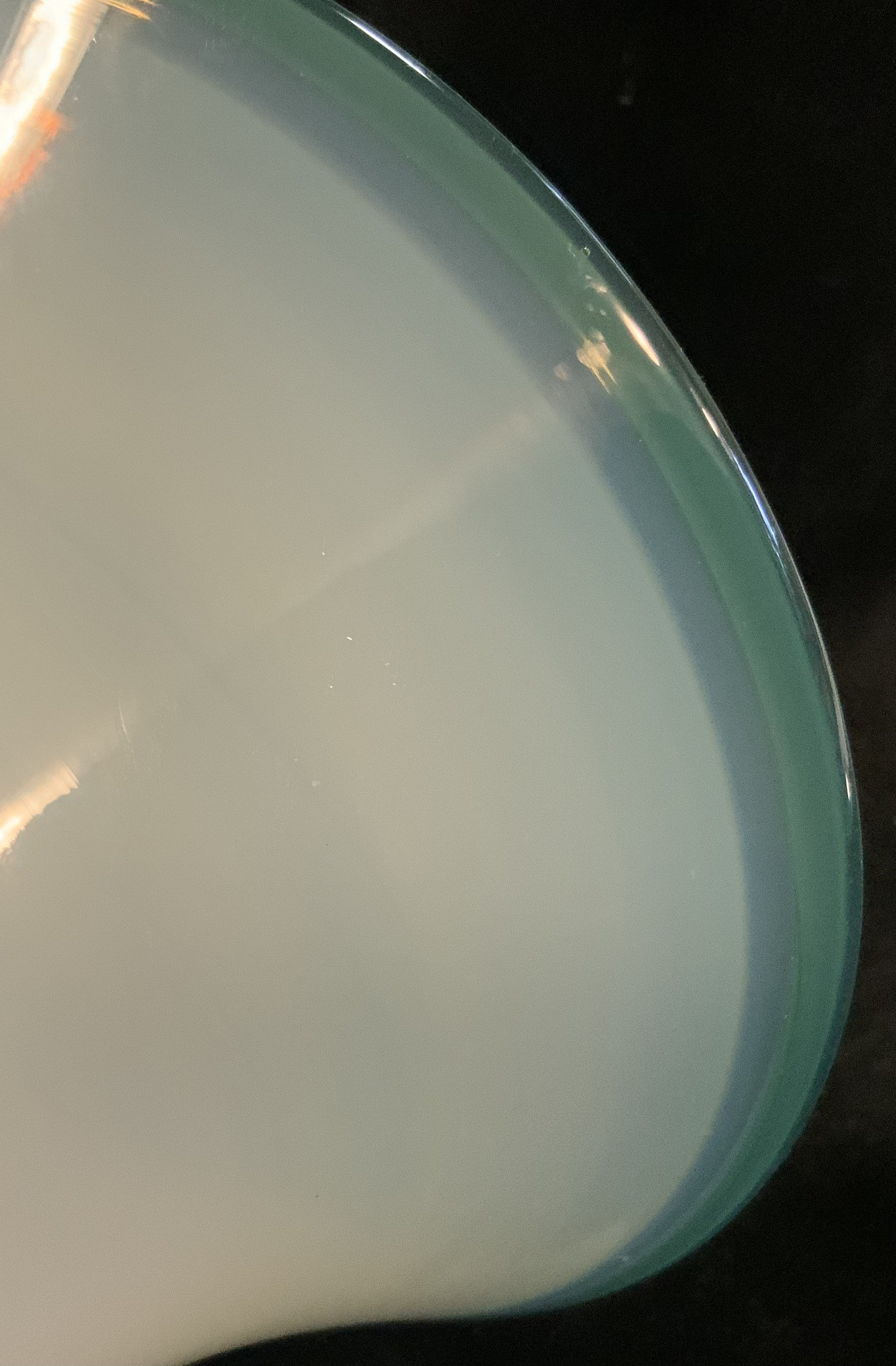 SALE Vtg fry Foval Opalescent Art Glass Vase White W/ - Etsy