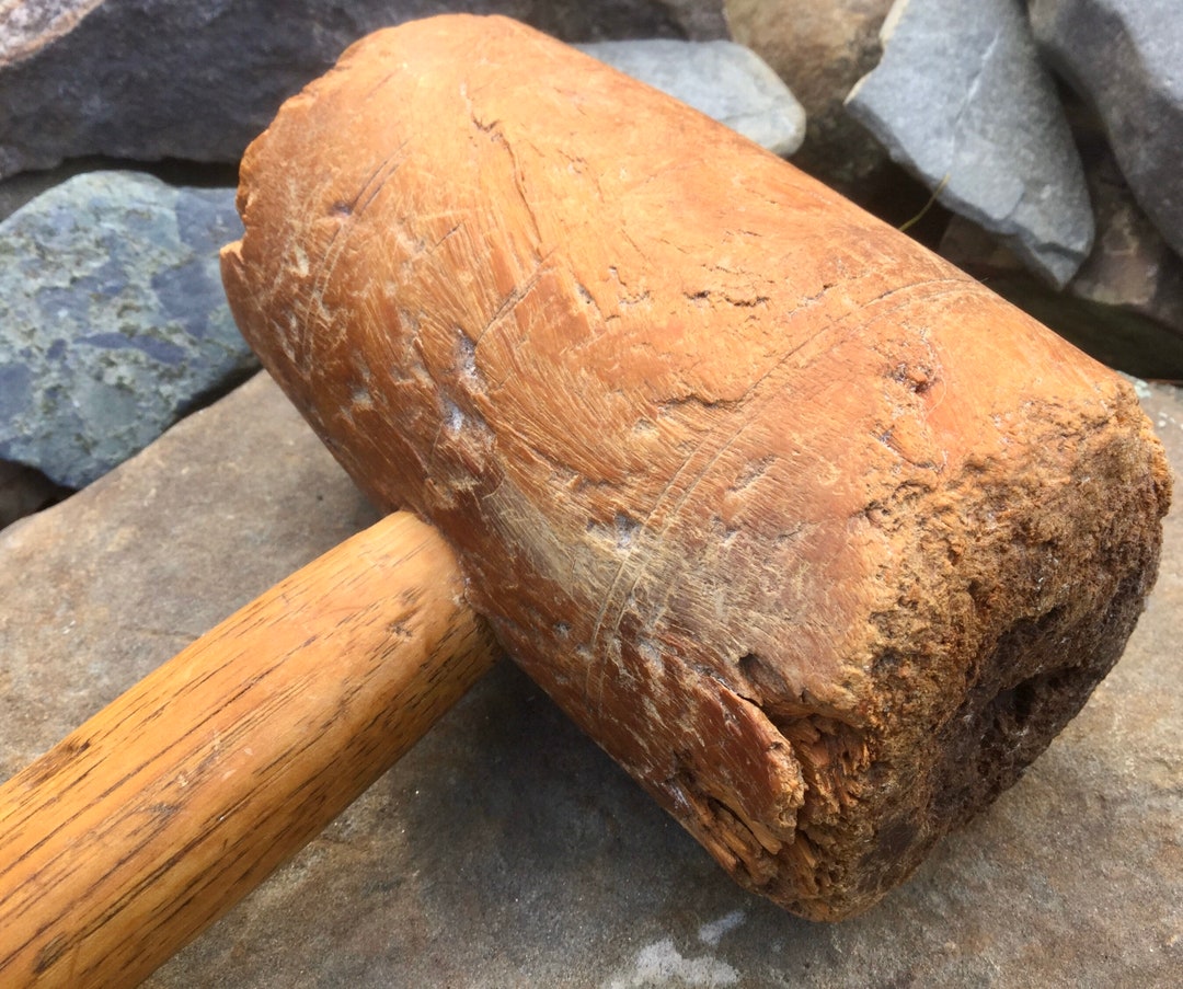Antique Wood Mallet Hammer/primitive Hand Tool/cookware - Etsy