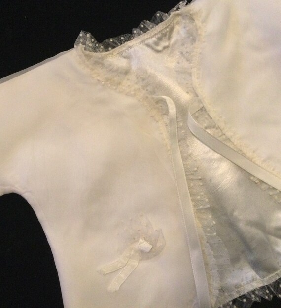 1950s Christening Baptism Jacket & Bonnet/Religious/W… - Gem