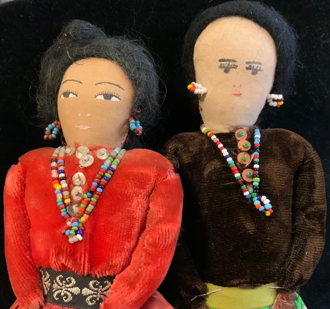 Native American Indian Doll Souvenir/navajo/stuffed Cloth Doll/female ...