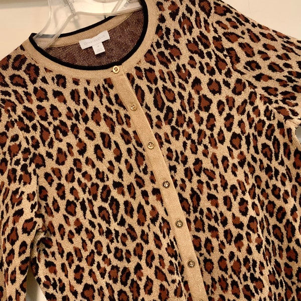 Leopard Sweater - Etsy