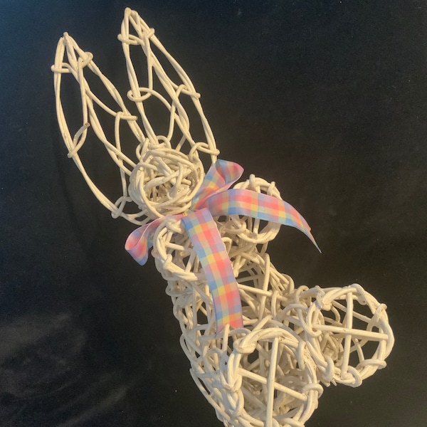 Wicker Bunny Rabbit - Etsy
