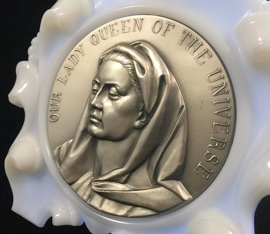 Christian Art Religious Plaque/our Lady Queen of the Universe/cdf ...