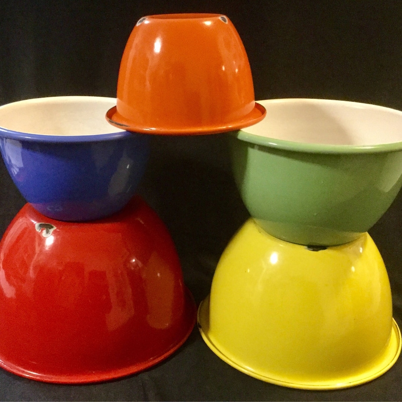 Enamelware Bowl - Etsy