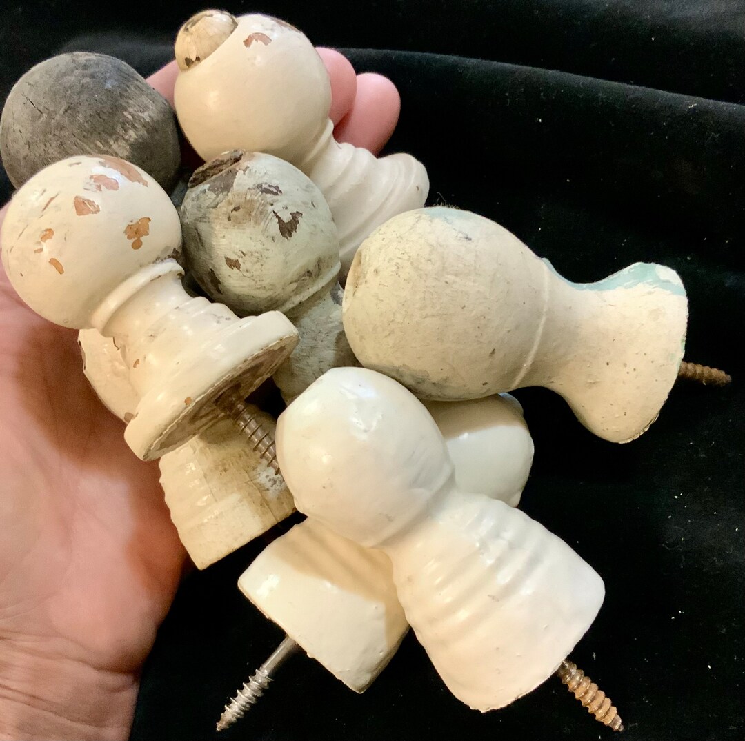 Antique Wood Door Stop-bumper/architectural Salvage Hardware/victorian ...