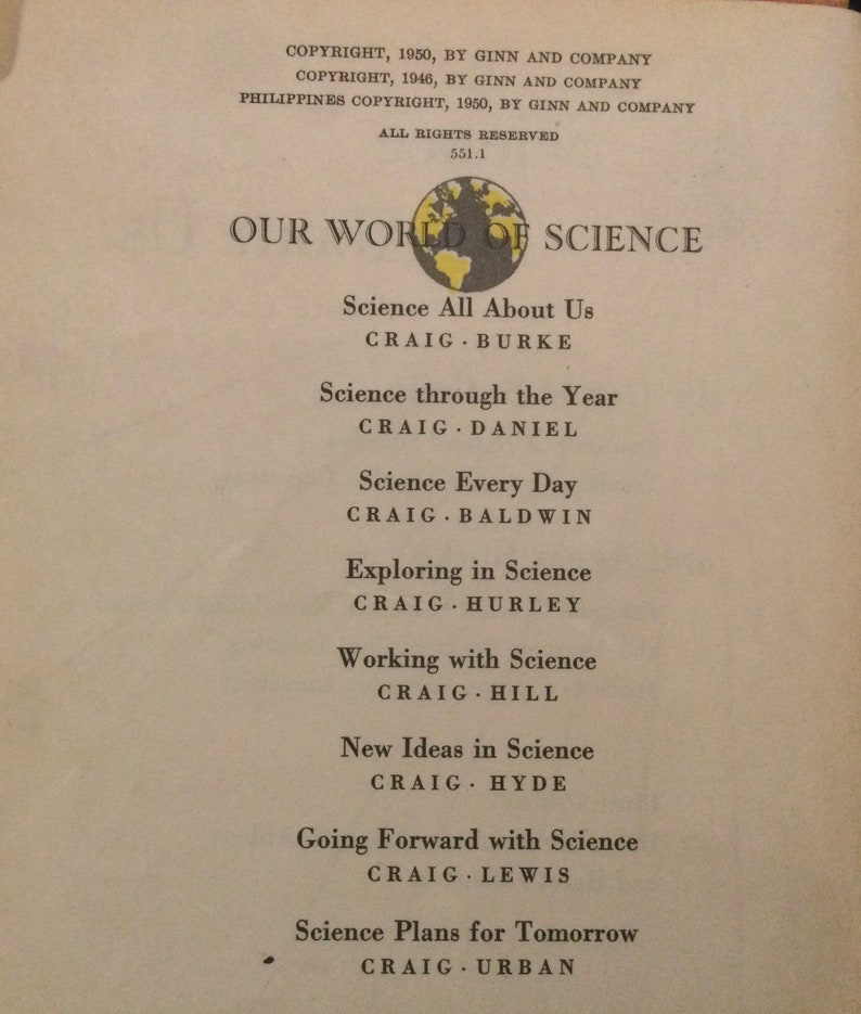 1950s Childrens Book science All About Us by Gerald | Etsy