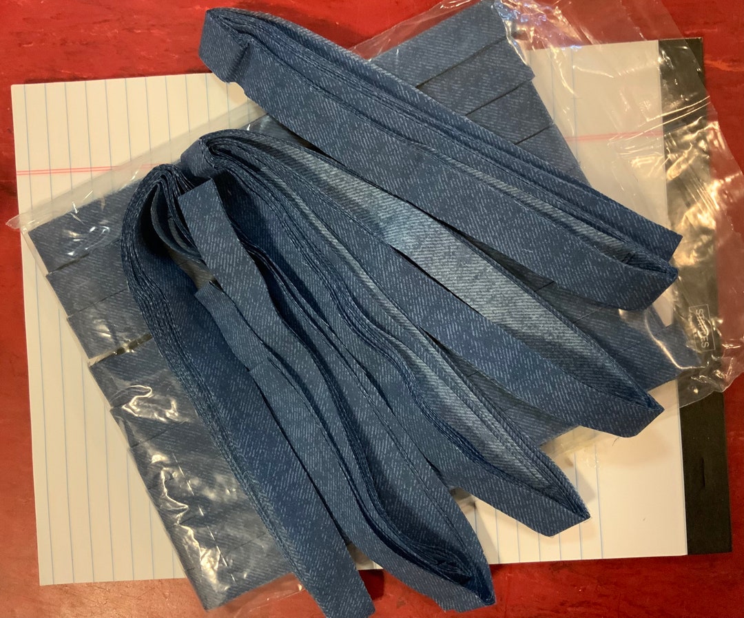 Pre-cut Fabric Strips/sewing-quilting-knitting-craft Supply/blue Cotton ...