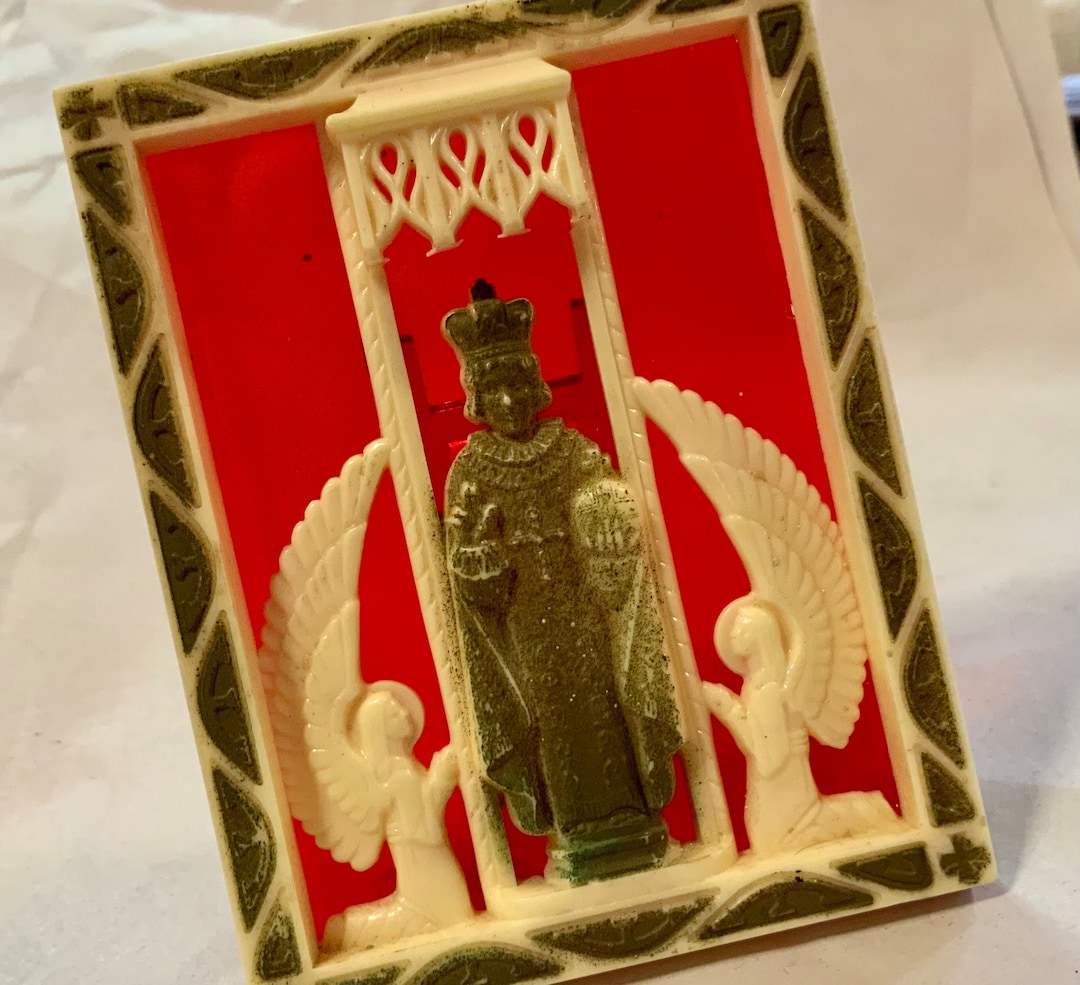 Religious Jesus Shrine/catholic Altar With Angels/tabletop/plastic ...