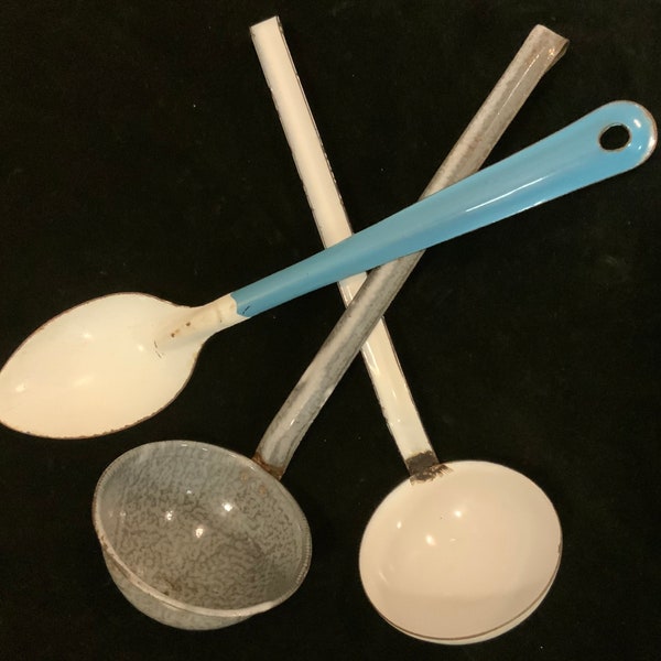 Enamelware Ladle - Etsy