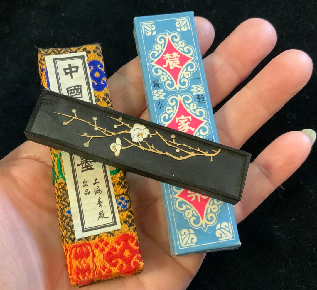 Chinese Ink Stick-ink Cake Block/asian/hukaiwen Hui/painting ...