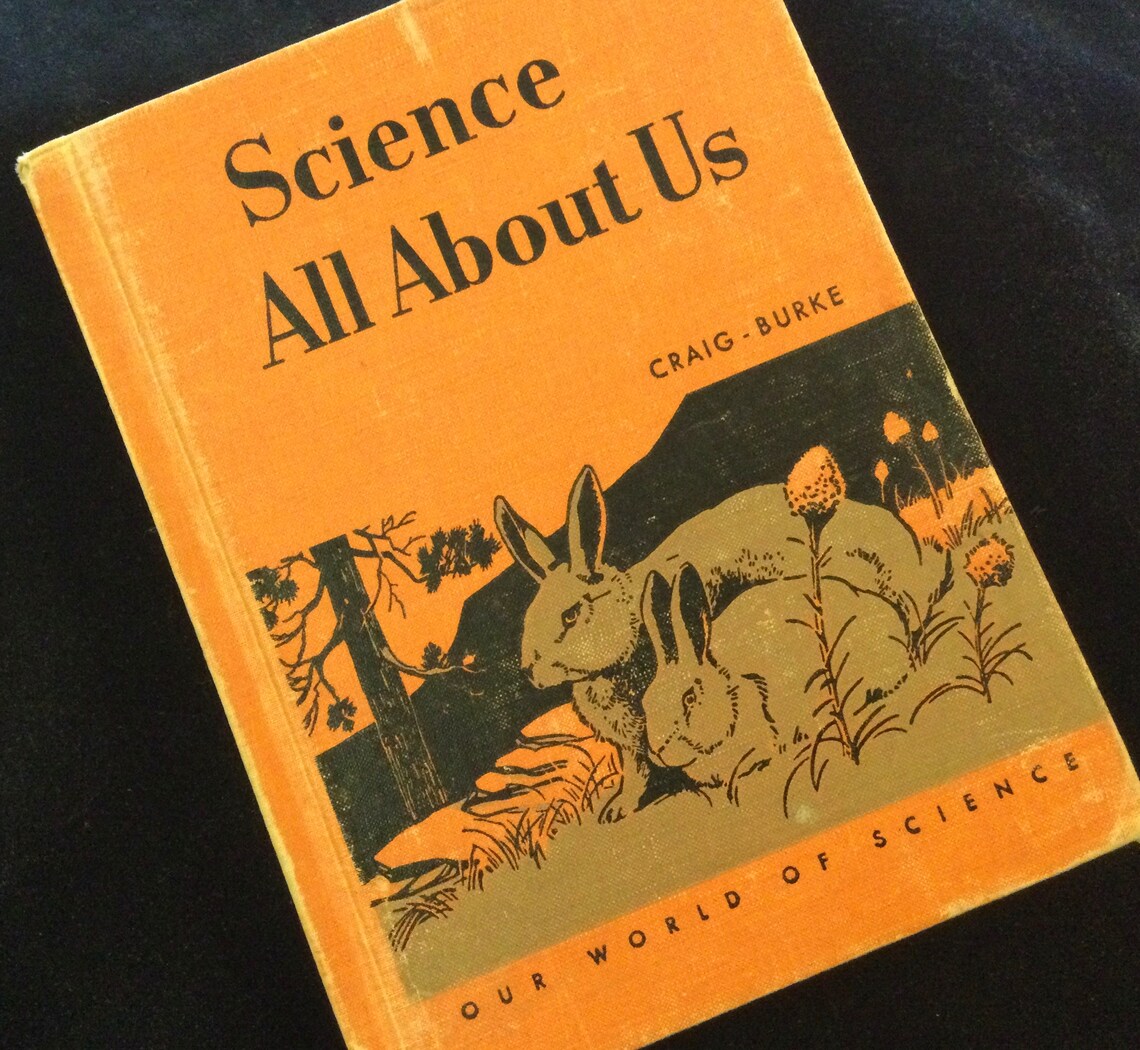 1950s Childrens Book science All About Us by Gerald | Etsy