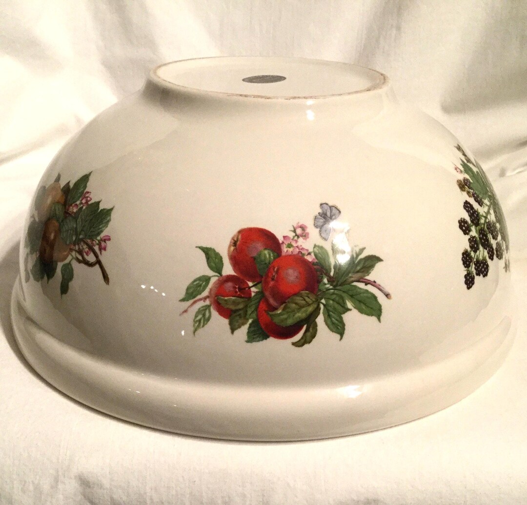 XL Portmeirion Bowl/pomona Fruit Serving Bowl/ceramic/plums-apples ...