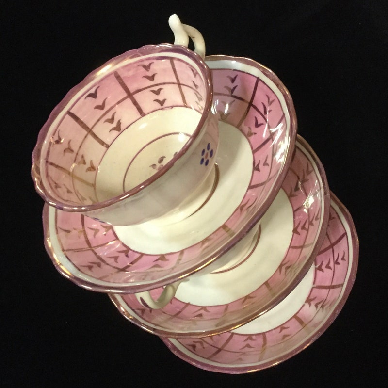 Antique Pink Lusterware - Etsy