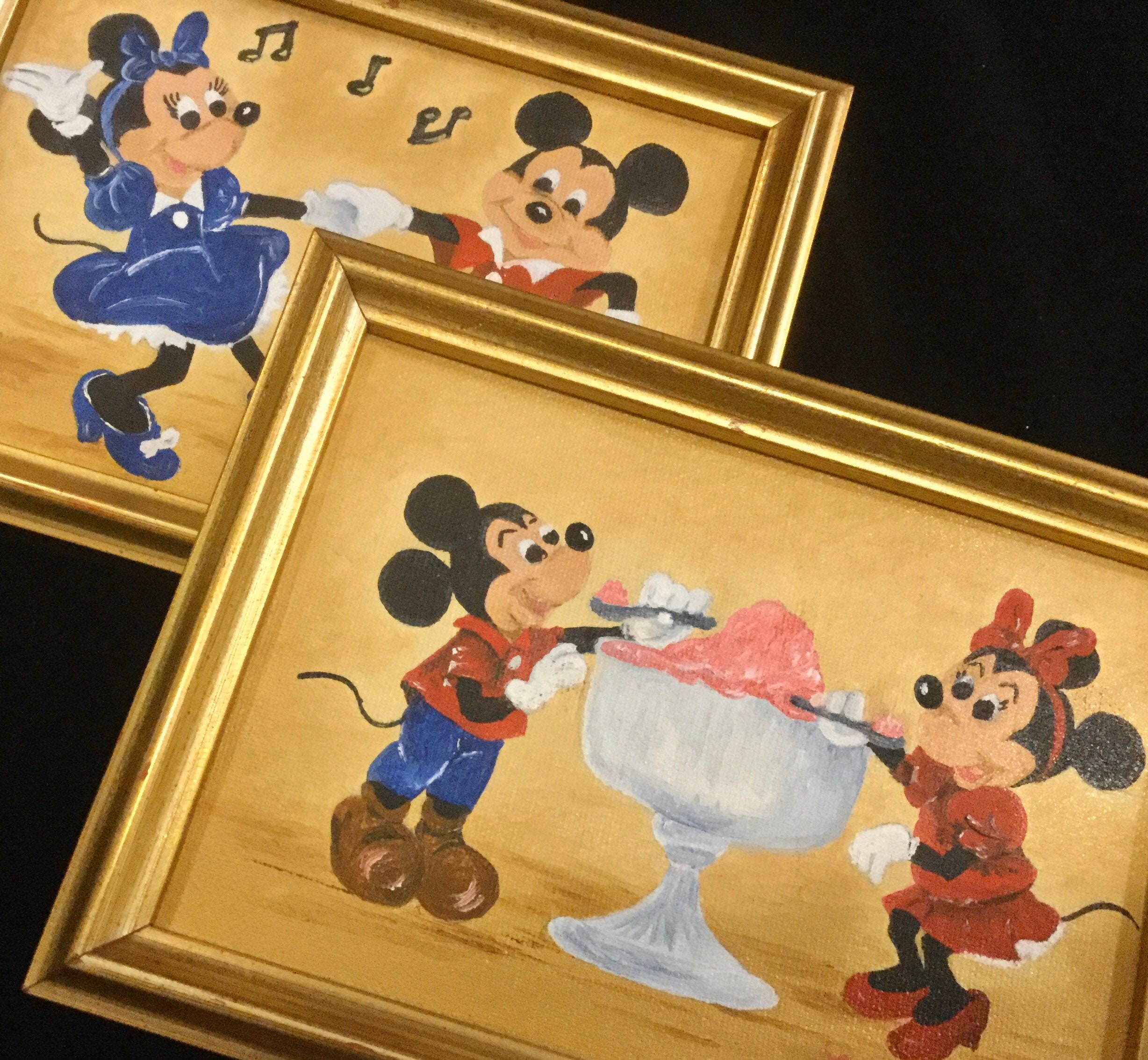 Mickey Mouse Oil Painting