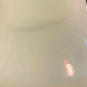SALE Vtg fry Foval Opalescent Art Glass Vase White W/ - Etsy
