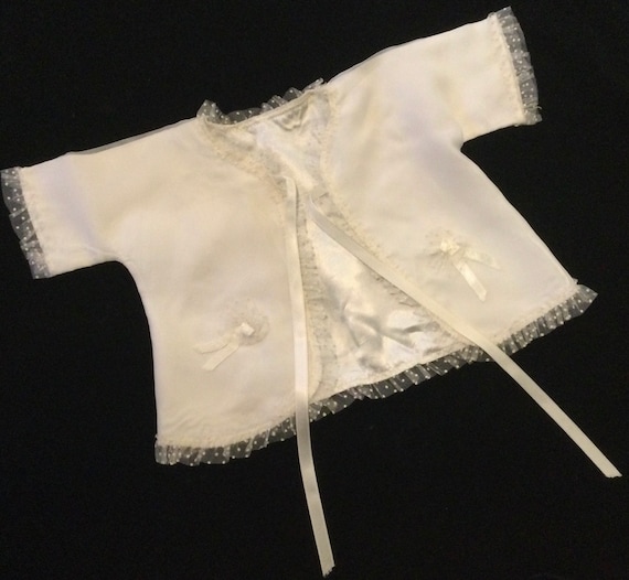 1950s Christening Baptism Jacket & Bonnet/Religious/W… - Gem