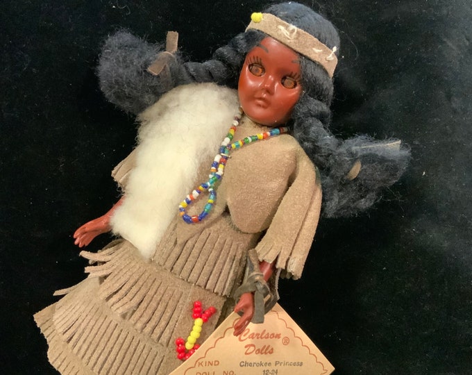 Carlson Dolls Native American Indian “cherokee Princess” #12-24 W ...