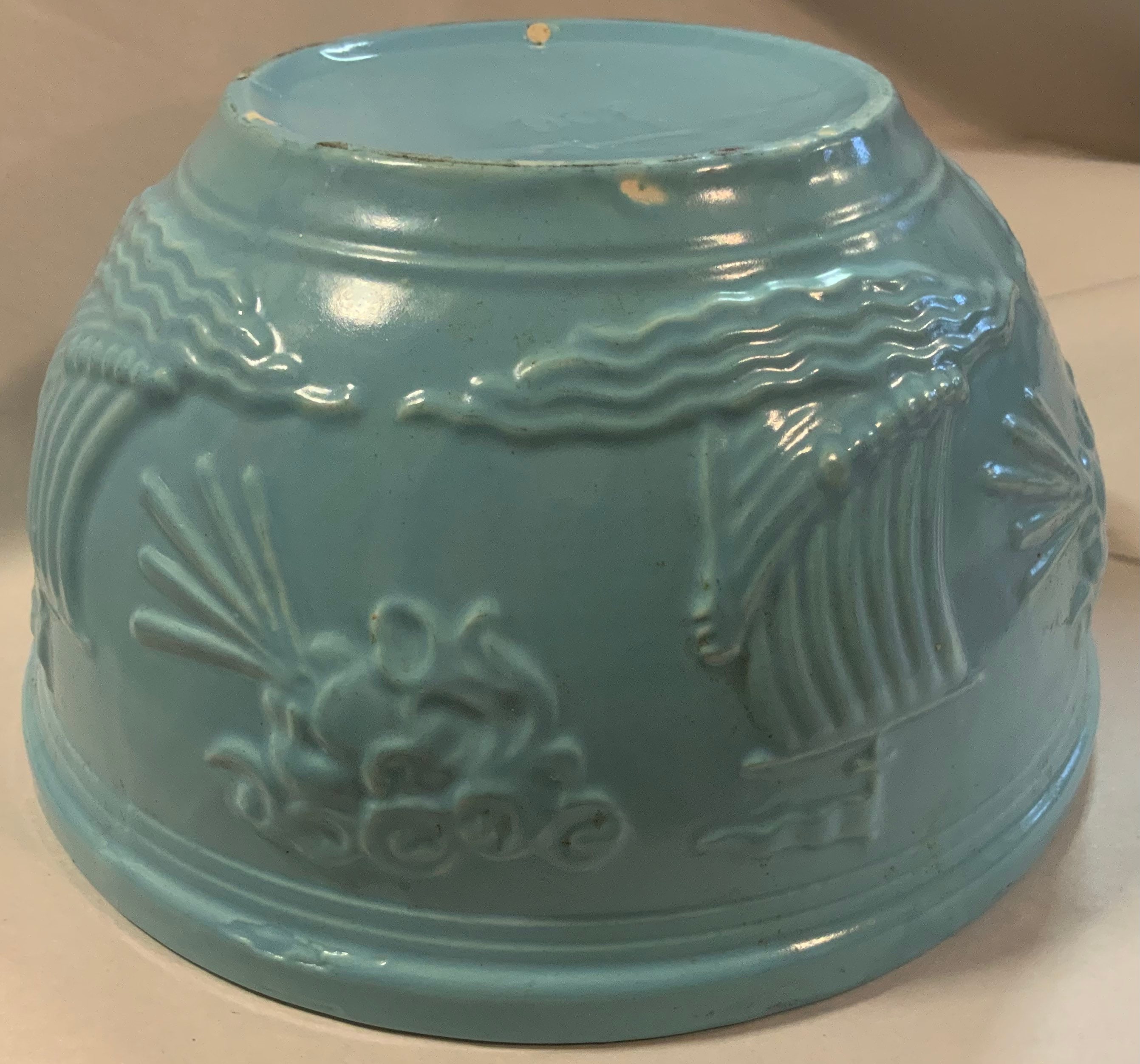 Ceramic Bowl/robinson Ransbottom Pottery Blue Mixing Bowl/zephyrus ...