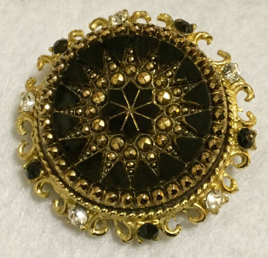 1950 LJM Victorian Atomic Pin-brooch/laurentian Mfg - Etsy