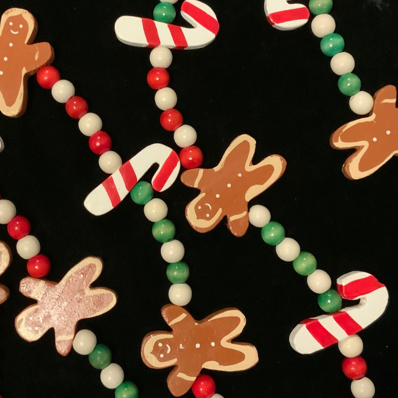 Gingerbread Garland - Etsy