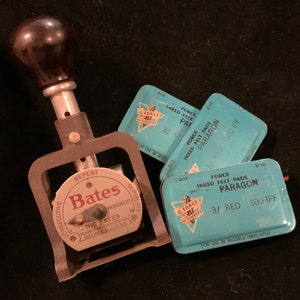 Bates Numbering Machine/letter Press Date Stamp Block/rubber Stamp/cast ...