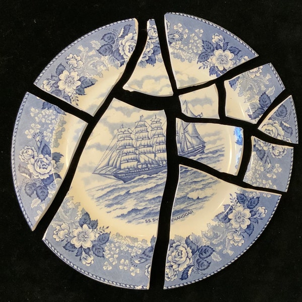 Broken China Plates - Etsy
