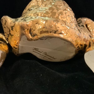 Gold Ceramic Swan Set/weeping Bright Gold/small Swan 5.75wx3.5h/large ...