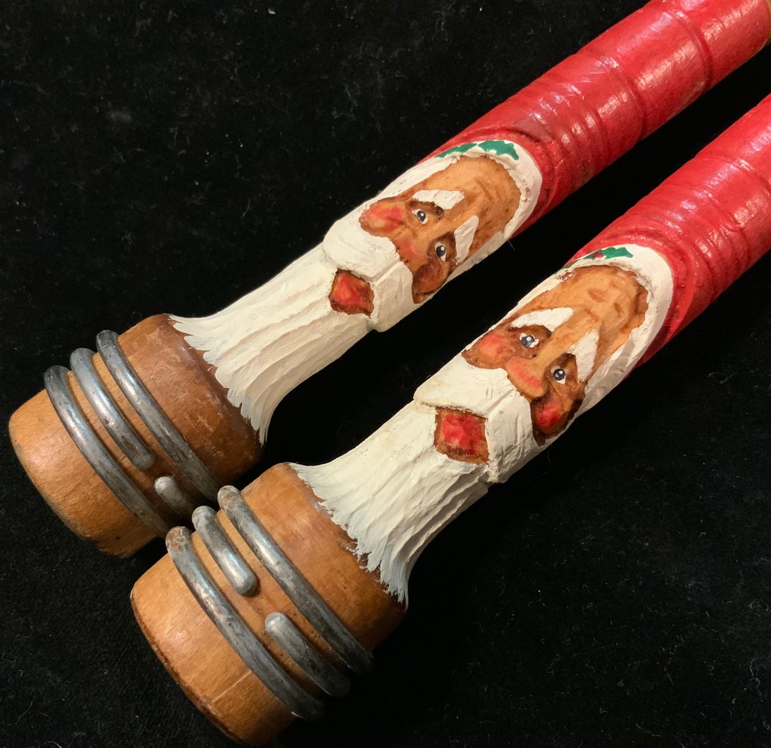 Santa Claus Ornament/weaving Shuttle Spindle Textile Bobbin Spool ...