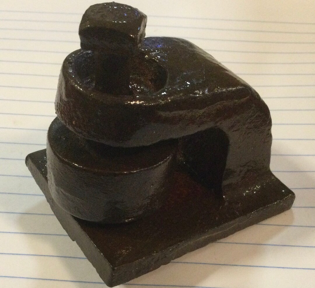 Cast Iron Paperweight/metal Bolt Hardware/architectural Salvage ...