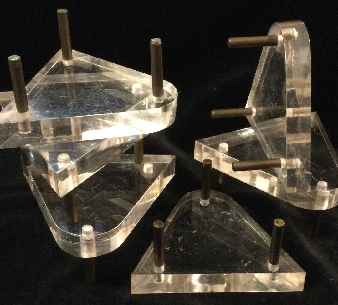 Saledisplay Stand/rock Specimen Holder/tabletop/lucite-acrylic-plastic ...