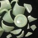 Jadeite Shard Mosaic Bits & Pieces/green-jadeite Glass/1 Lb. Broken Mug ...