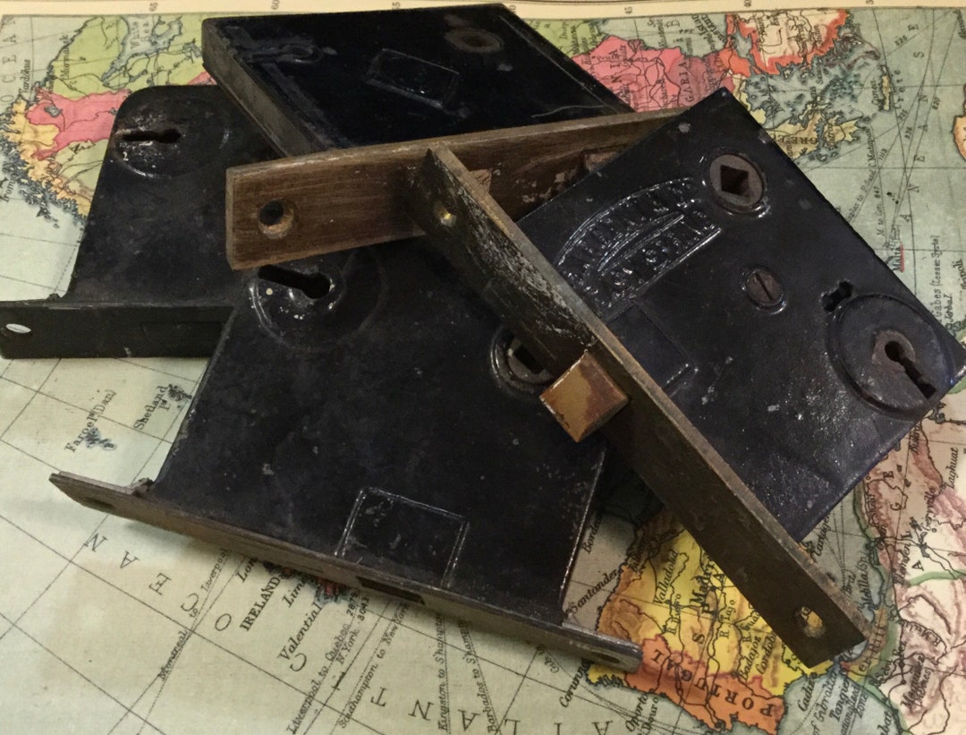 Antique Mortise Door Lock Hardware sargent Architectural Salvage ...