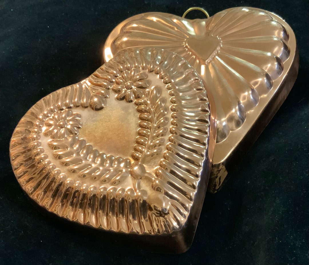 Copper Mold Hearts/valentine Heart/korea/kitchen Cookware/valentine’s ...