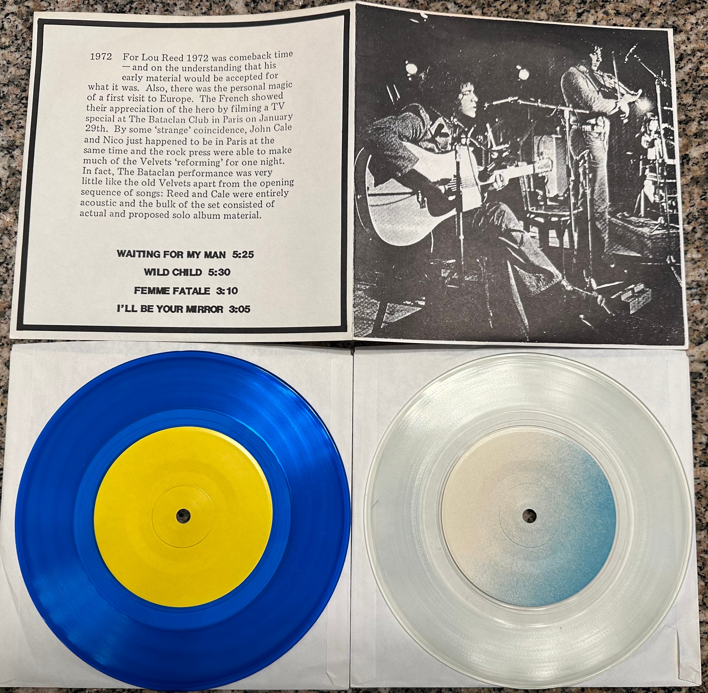 Velvet Underground Lou Reed Rare Double Color Vinyl 45. - Etsy