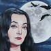 Morticia Addams Portrait Original Painting - Etsy