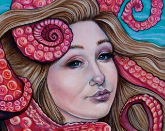 Rusalka Mermaid Mythology Water Nymph Slavic Folklore 8x10 Fine Art ...