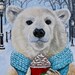 Polar Bear With Hot Chocolate Original Painting - Etsy