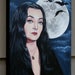 Morticia Addams Portrait Original Painting - Etsy