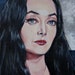 Morticia Addams Portrait Original Painting - Etsy