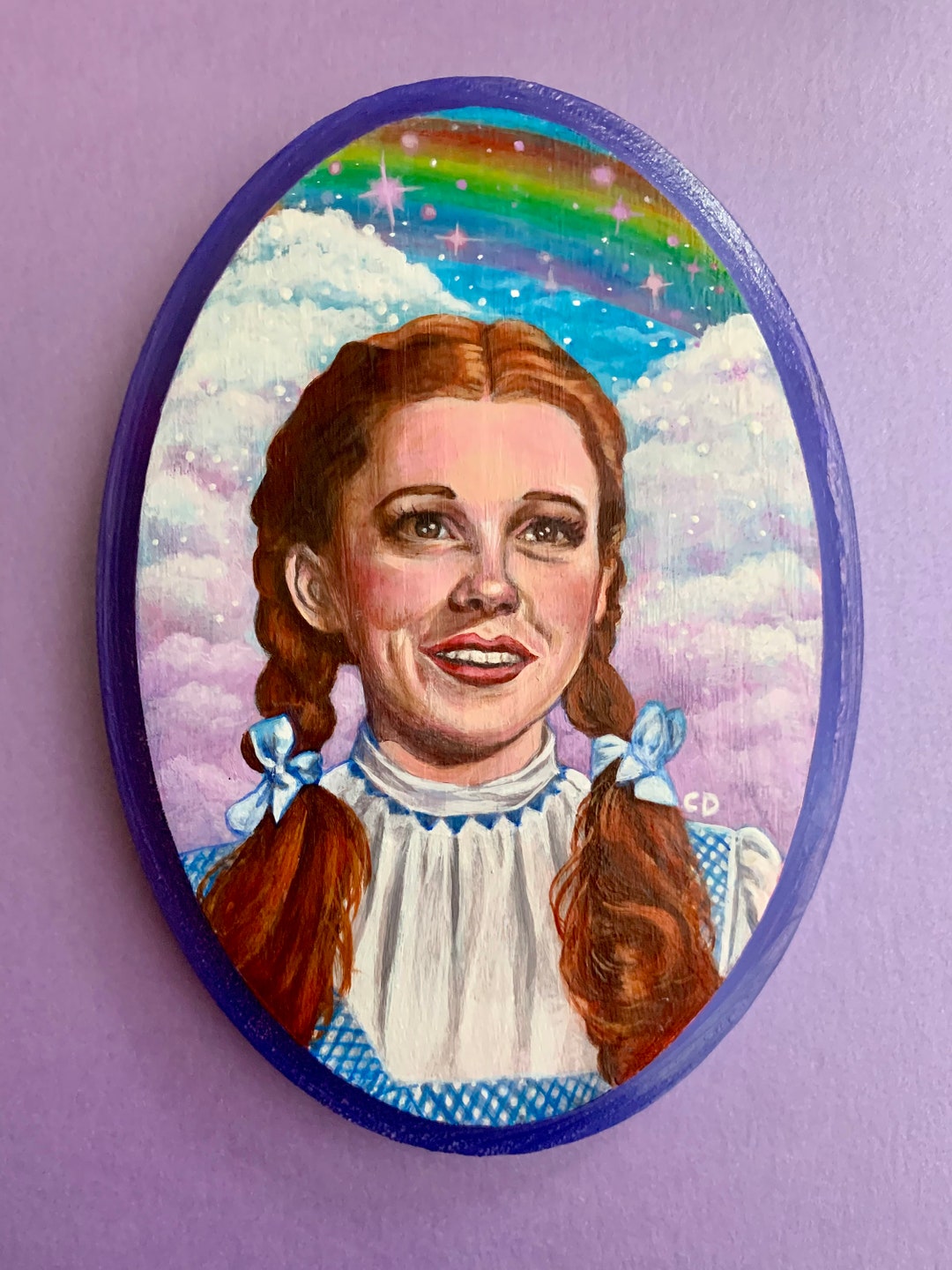Dorothy Original Wood Plaque Painting - Etsy