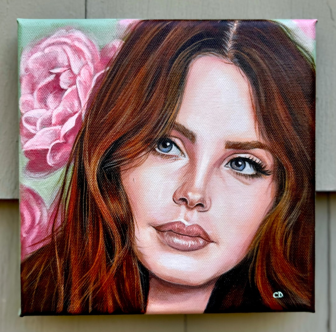 Lana Del Rey Original Portrait Painting - Etsy